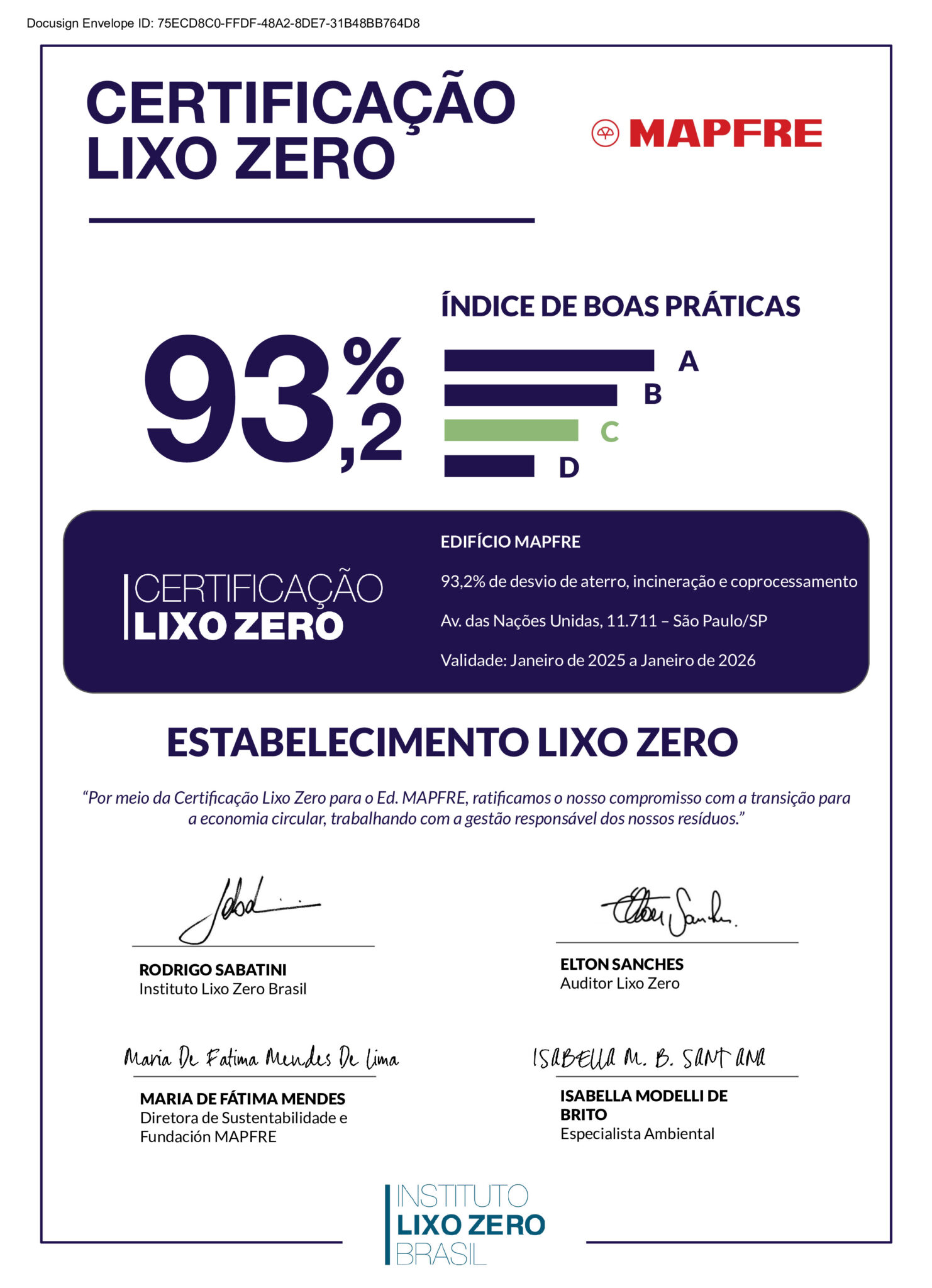 Edifício Mapfre - certificacaolixozero.com.br